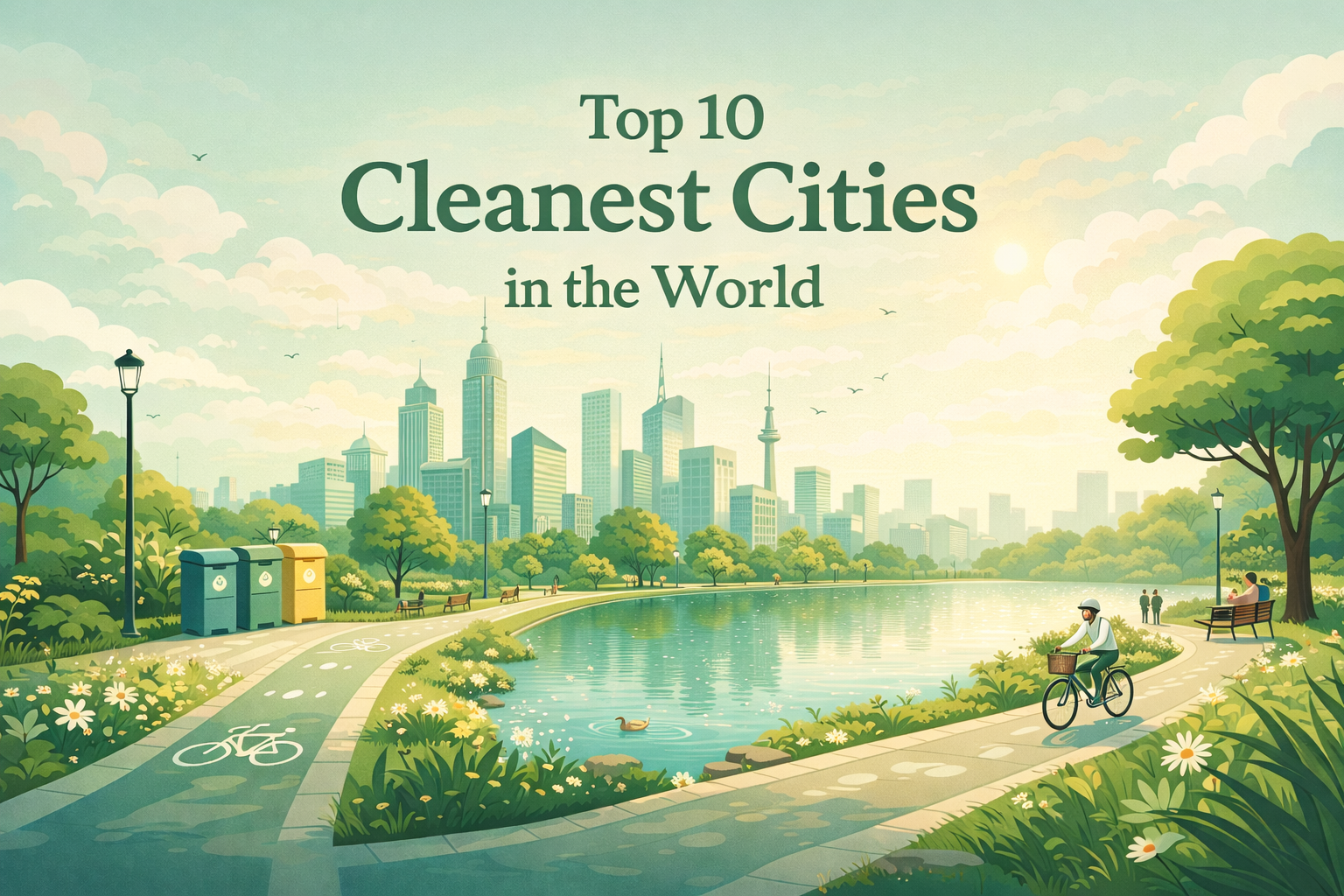 Top 10 Cleanest Cities in the World - Top 10 Best Lists in the World